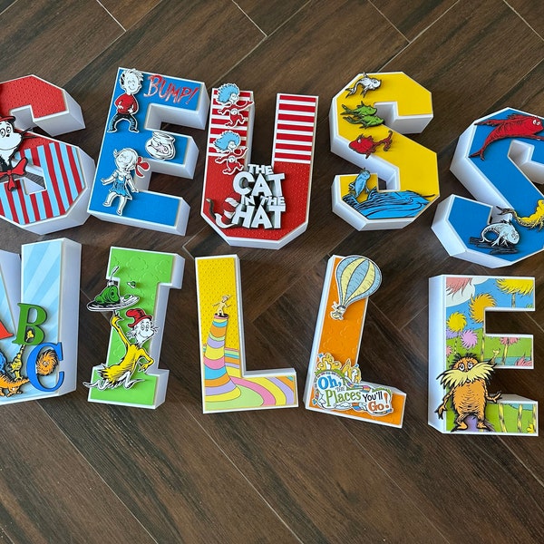 Dr Seuss Party Decor - Etsy