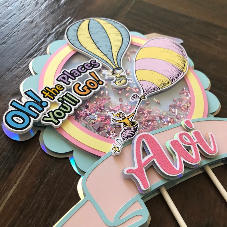 Hot Air Balloons/oh the Places Youll Go Inspired/seuss - Etsy