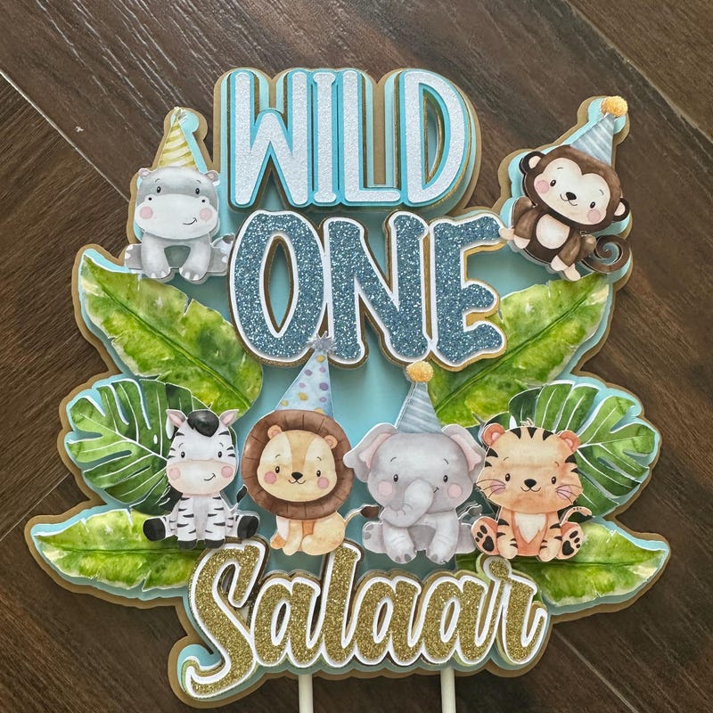 Animal Cake Topper - Etsy