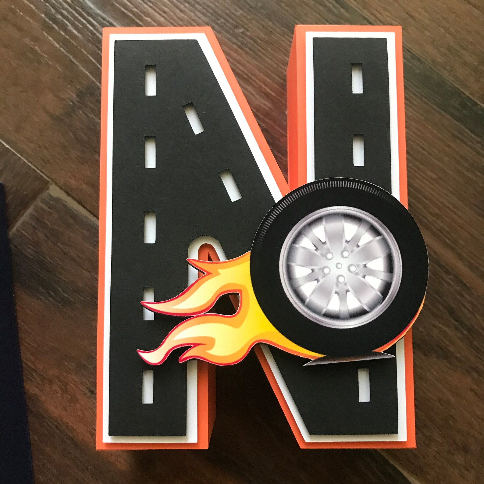 Race Car 3D Letter or Number / Race Car Birthday Party / Race Car Theme ...