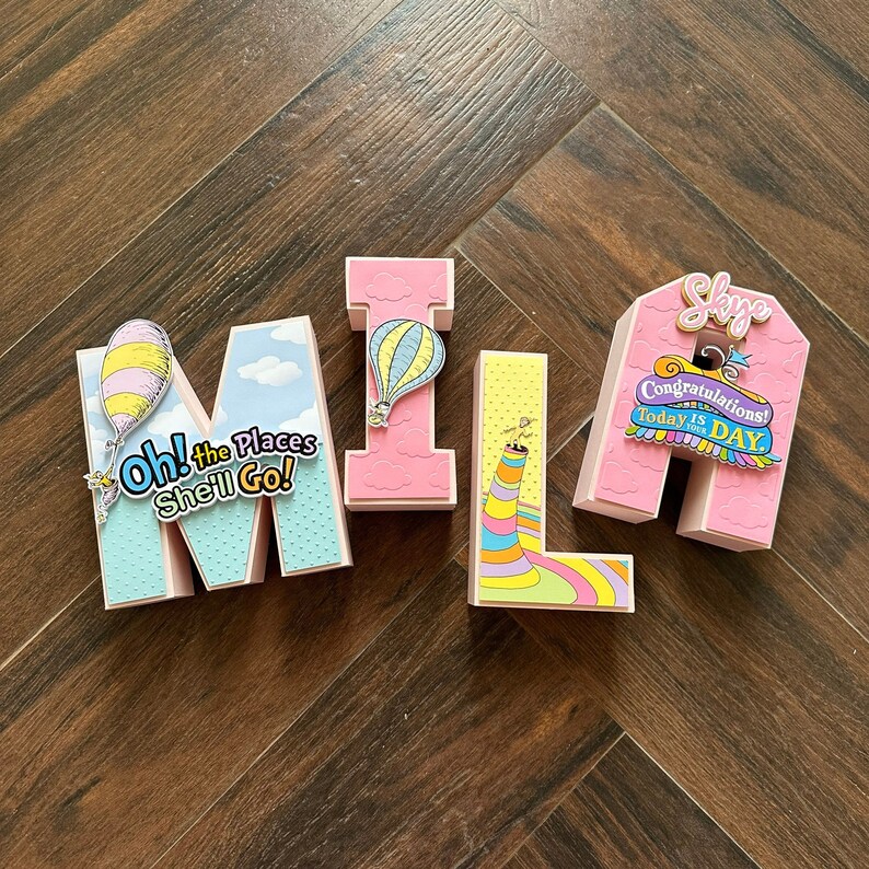 Hot Air Balloons/oh the Places Youll Go Inspired/seuss - Etsy