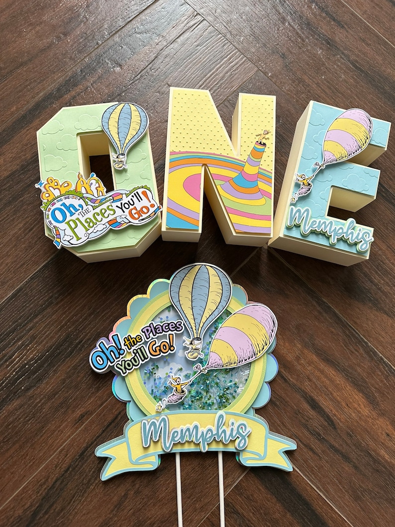 Hot Air Balloons/oh the Places Youll Go Inspired/seuss - Etsy