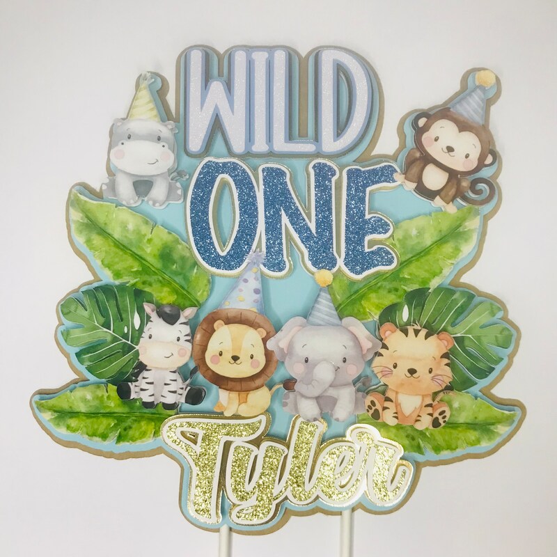 One Cake Topper - Etsy