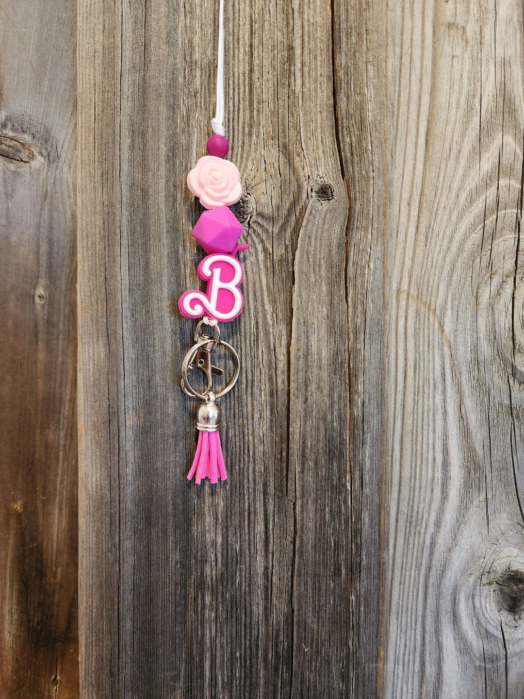 80s Vibe Barbie Inspired Keychain - Etsy