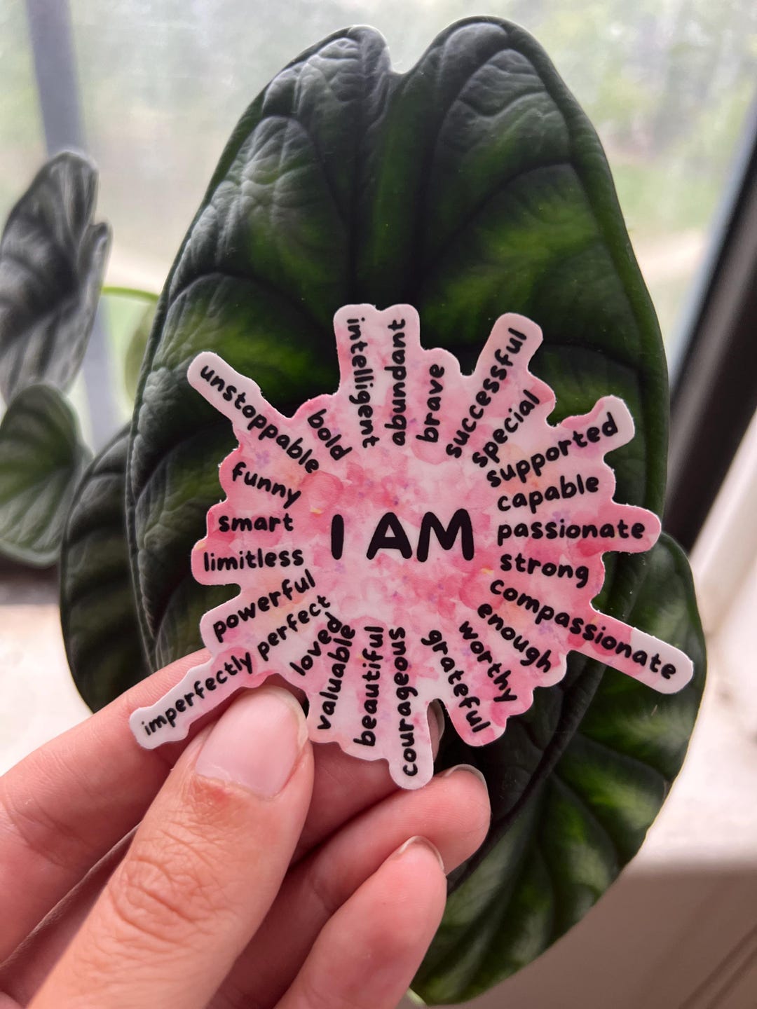 I Am Affirmation Sticker - Etsy