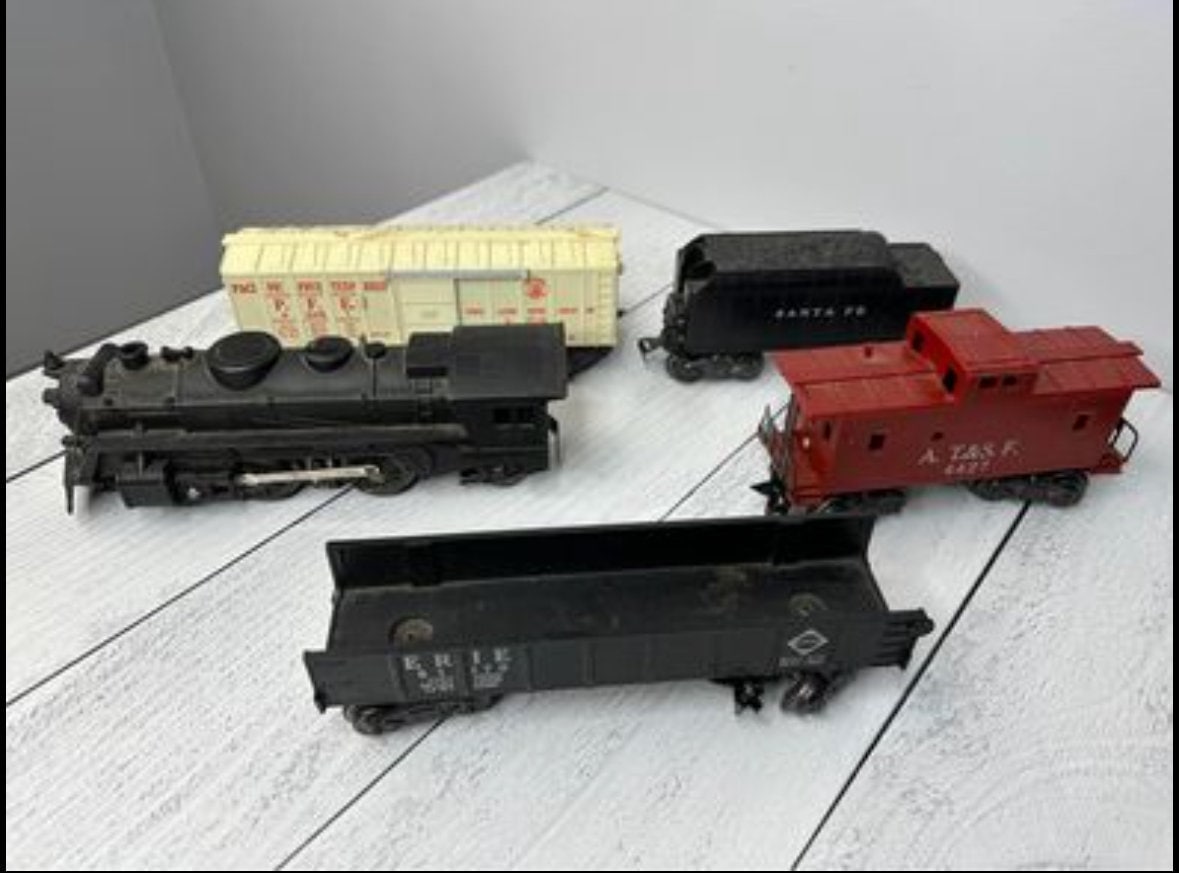 Marx Stream Line Electric Train Set With Locomotive 490 With Extras ...