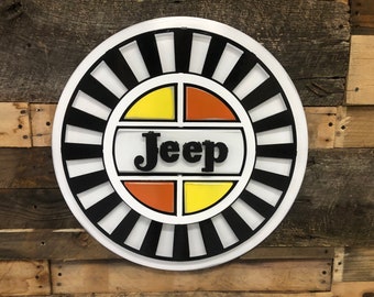 Retro Jeep Sign - Etsy