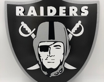 Raiders Metal Wall Art - Etsy