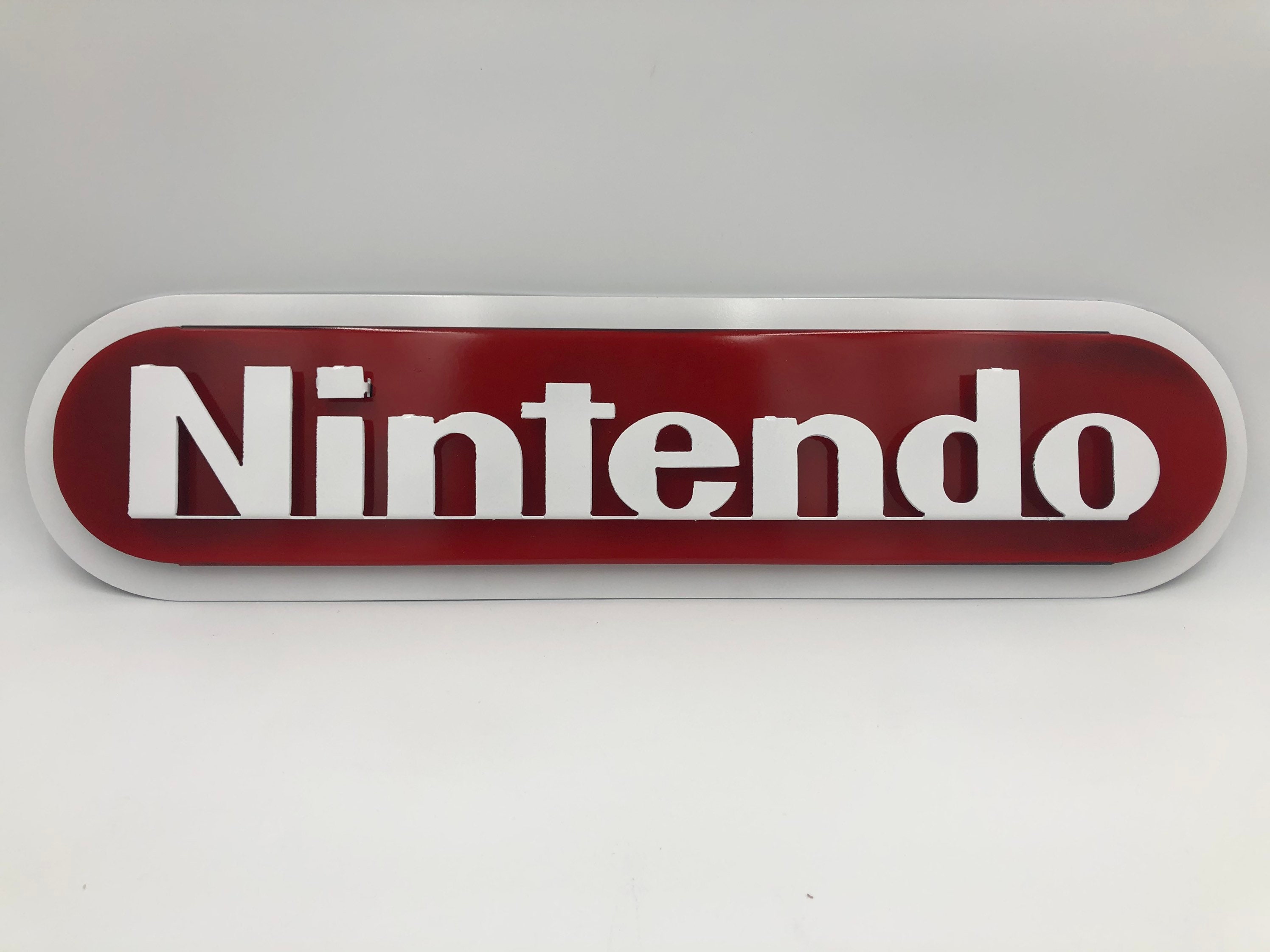 Nintendo Metal Art Nintendo Logo Nintendo Sign | Etsy