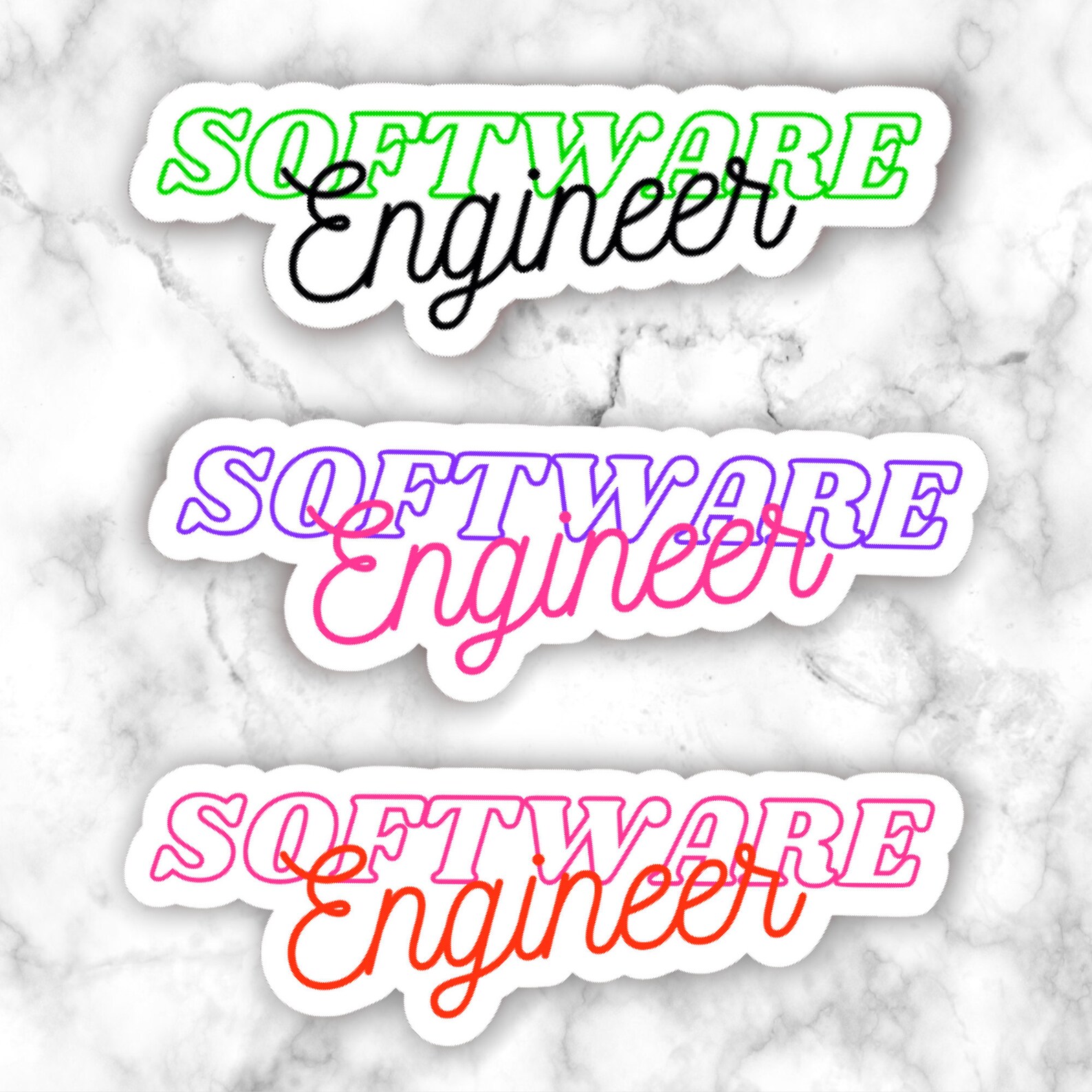 Software Engineer Sticker Waterproof & Scratchproof | Etsy