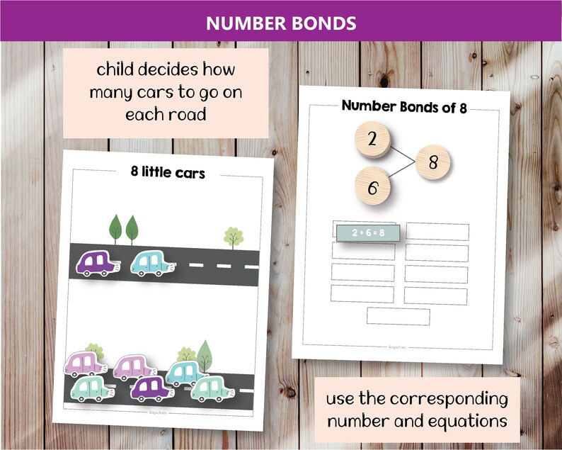 Number Bonds of 8 Eight Printables | Early Learning Math | Hands on ...