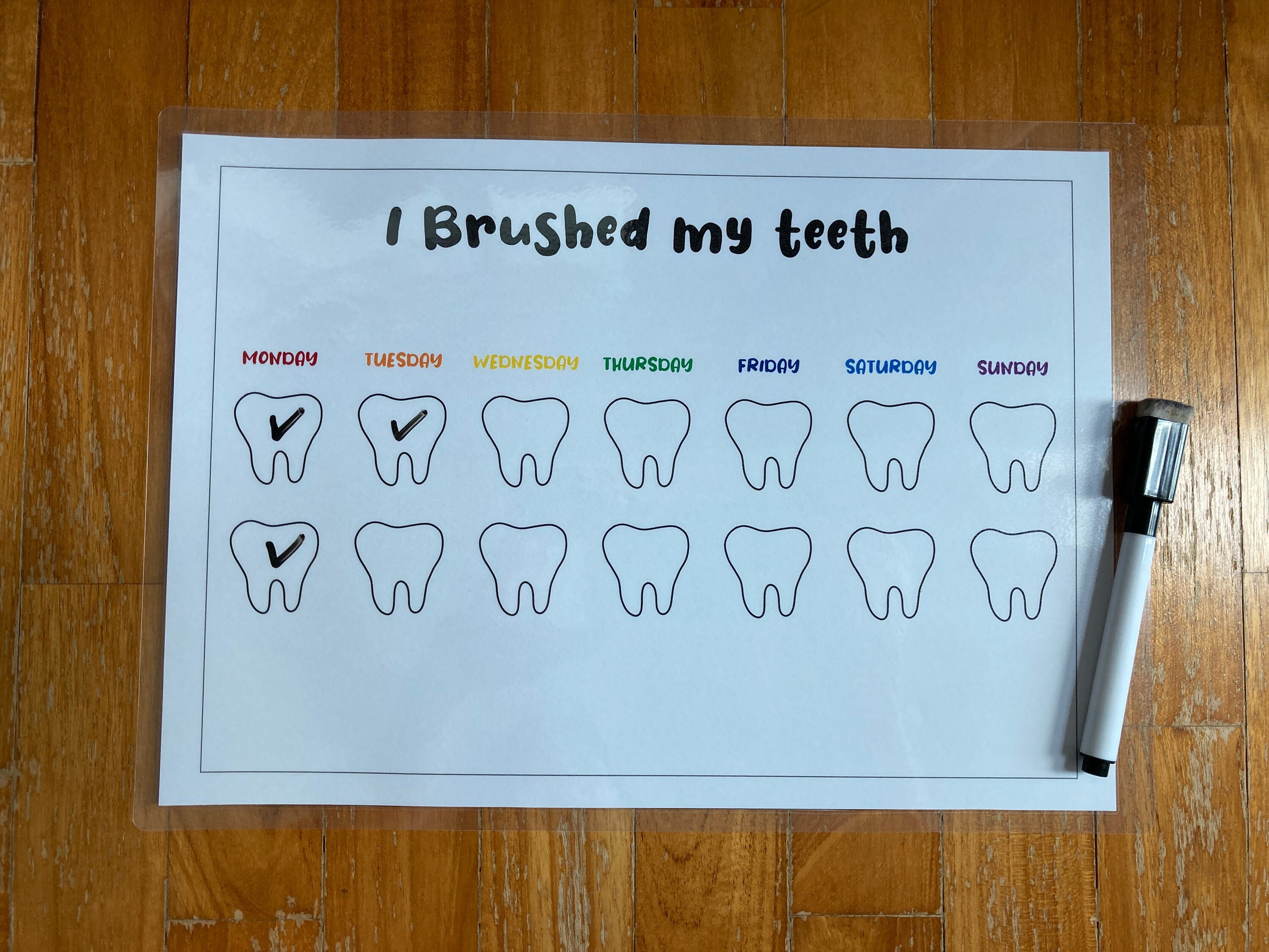 Toothbrushing Activities Printables | Tooth Brushing Reward Chart ...