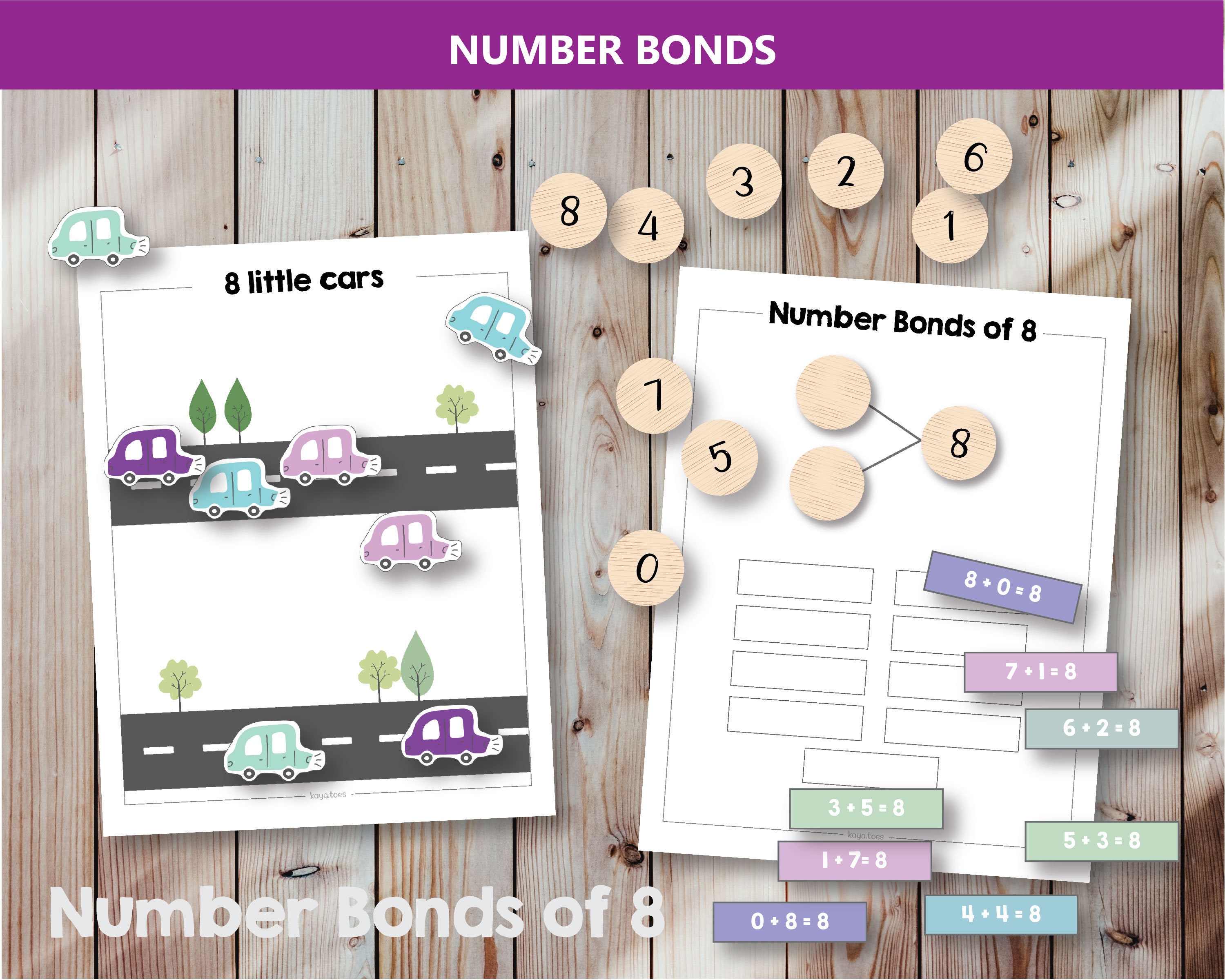Number Bonds Learning Bundle Printables Early Learning Math - Etsy Canada