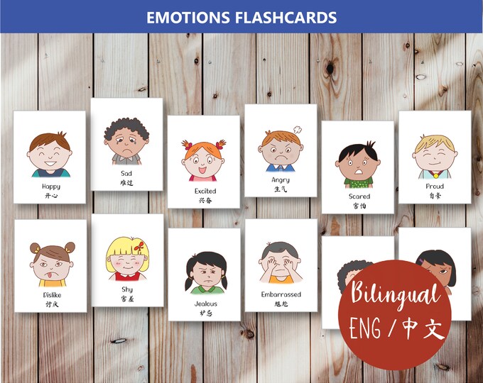 Chinese Action Verbs 3-part Montessori Cards, 20 Printable Chinese ...