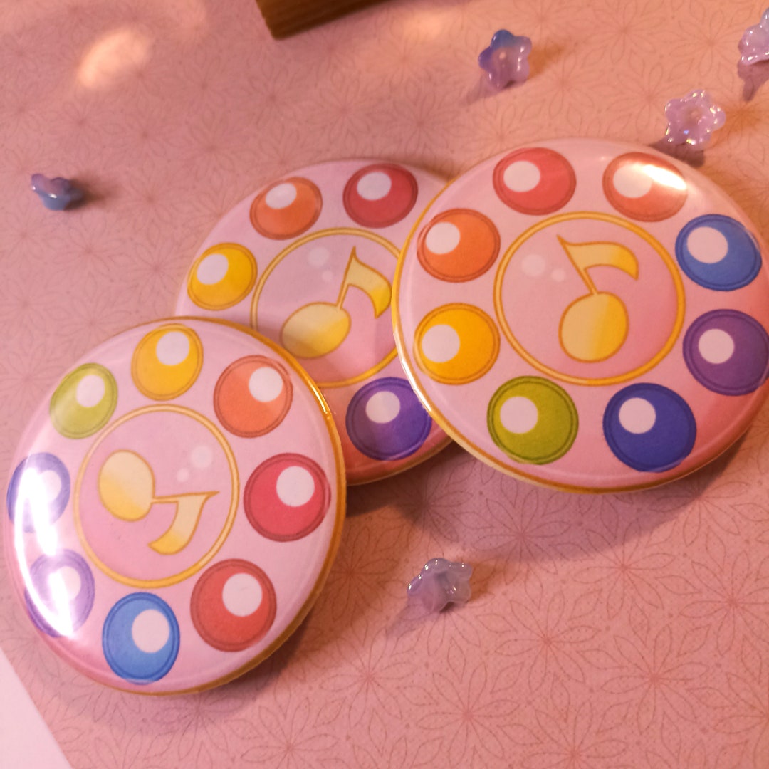Magical Doremi Badges, Magic Console - 75mm Pins - Decoration Accessory ...