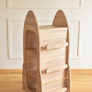 Rotating Rocket Bookcase and Toys Organizer - Etsy