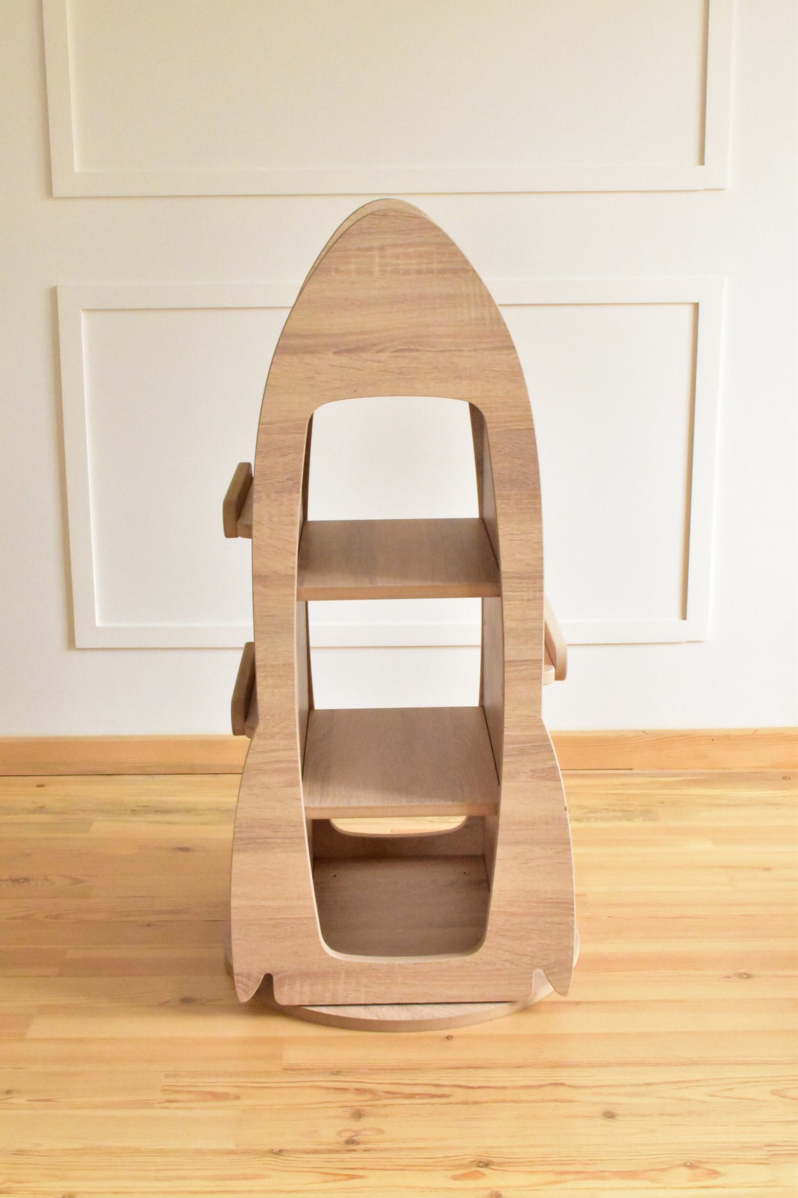 Rotating Rocket Bookcase and Toys Organizer - Etsy
