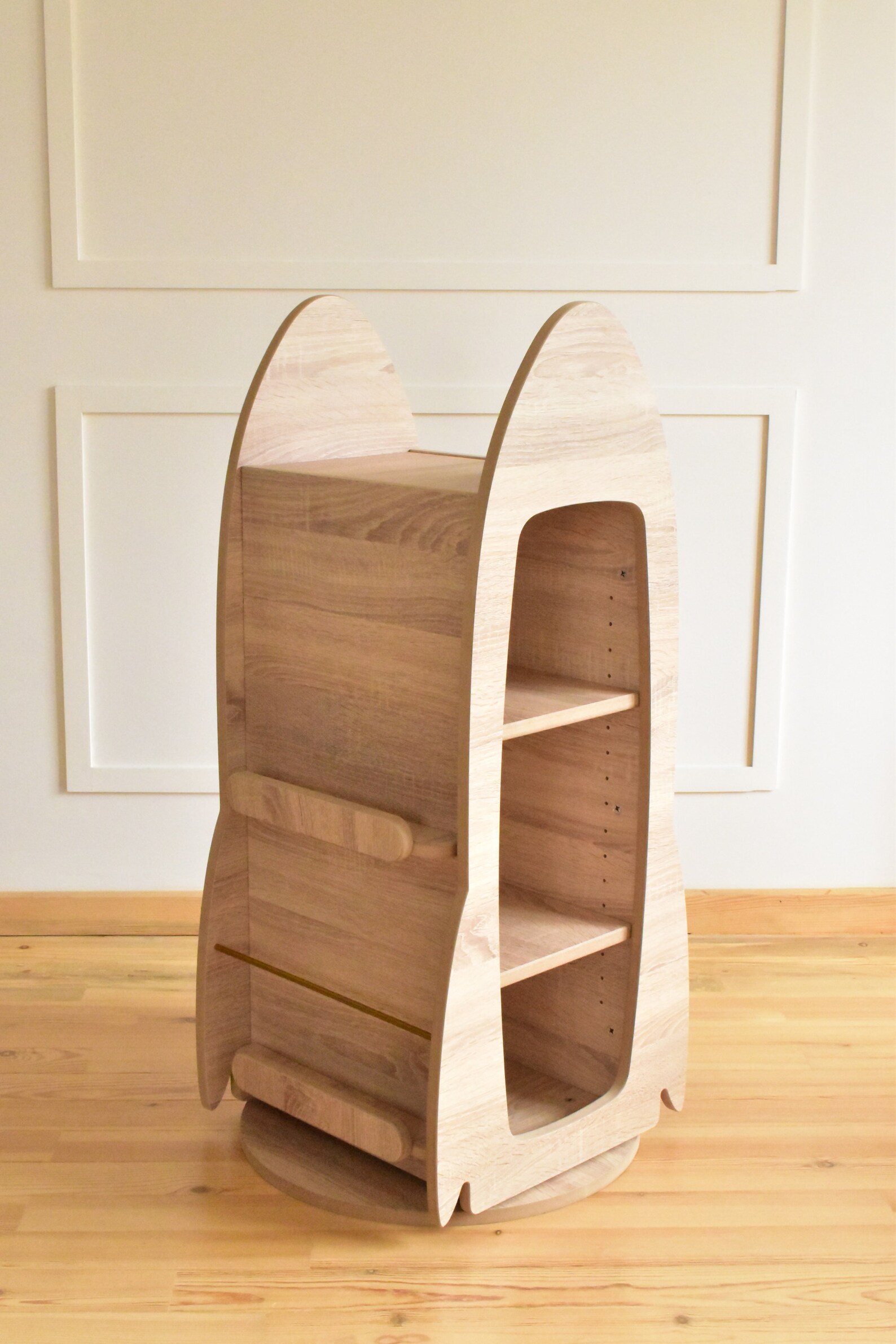 Rotating Rocket Bookcase and Toys Organizer - Etsy