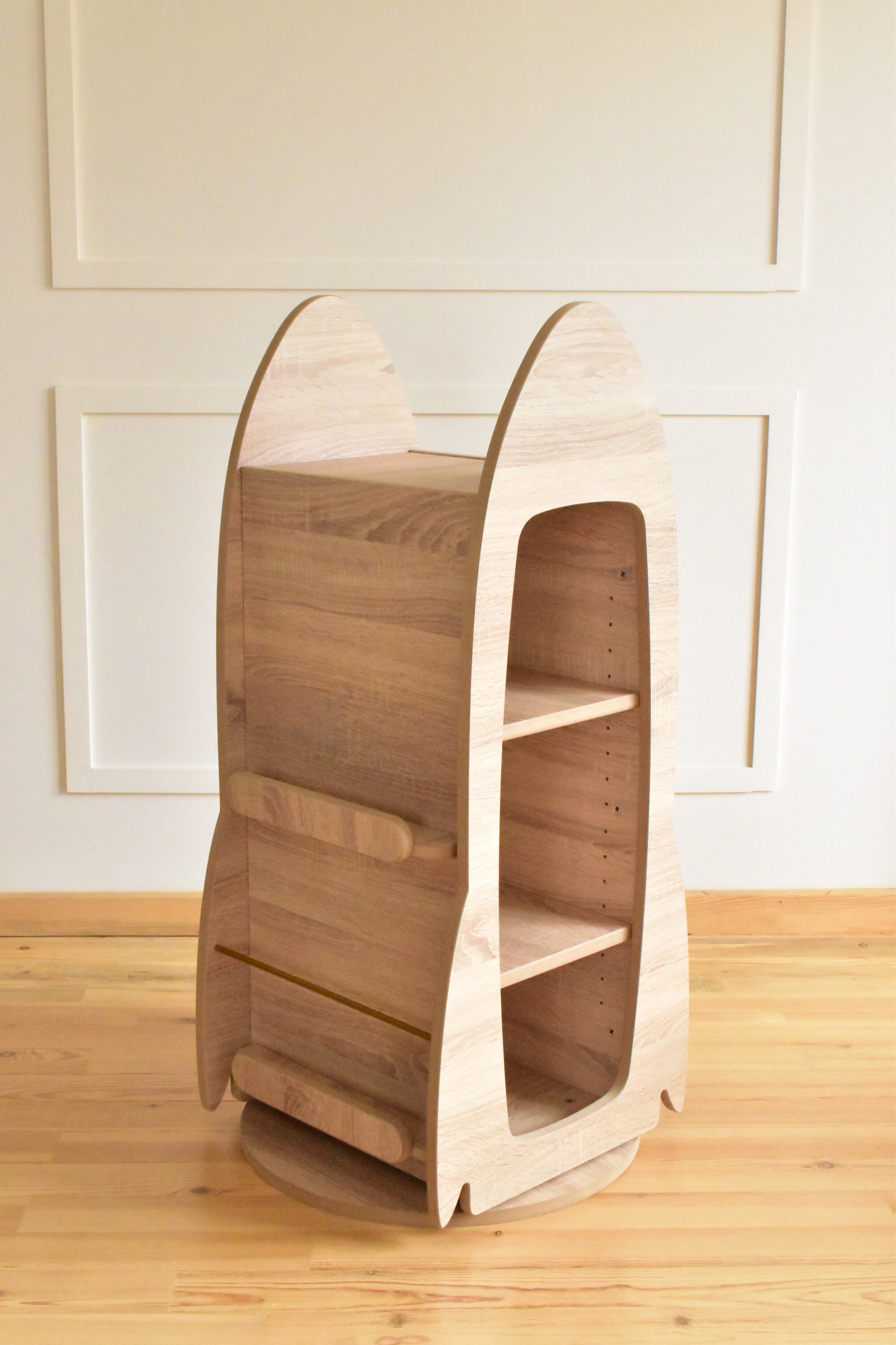 Rotating Rocket Bookcase and Toys Organizer - Etsy