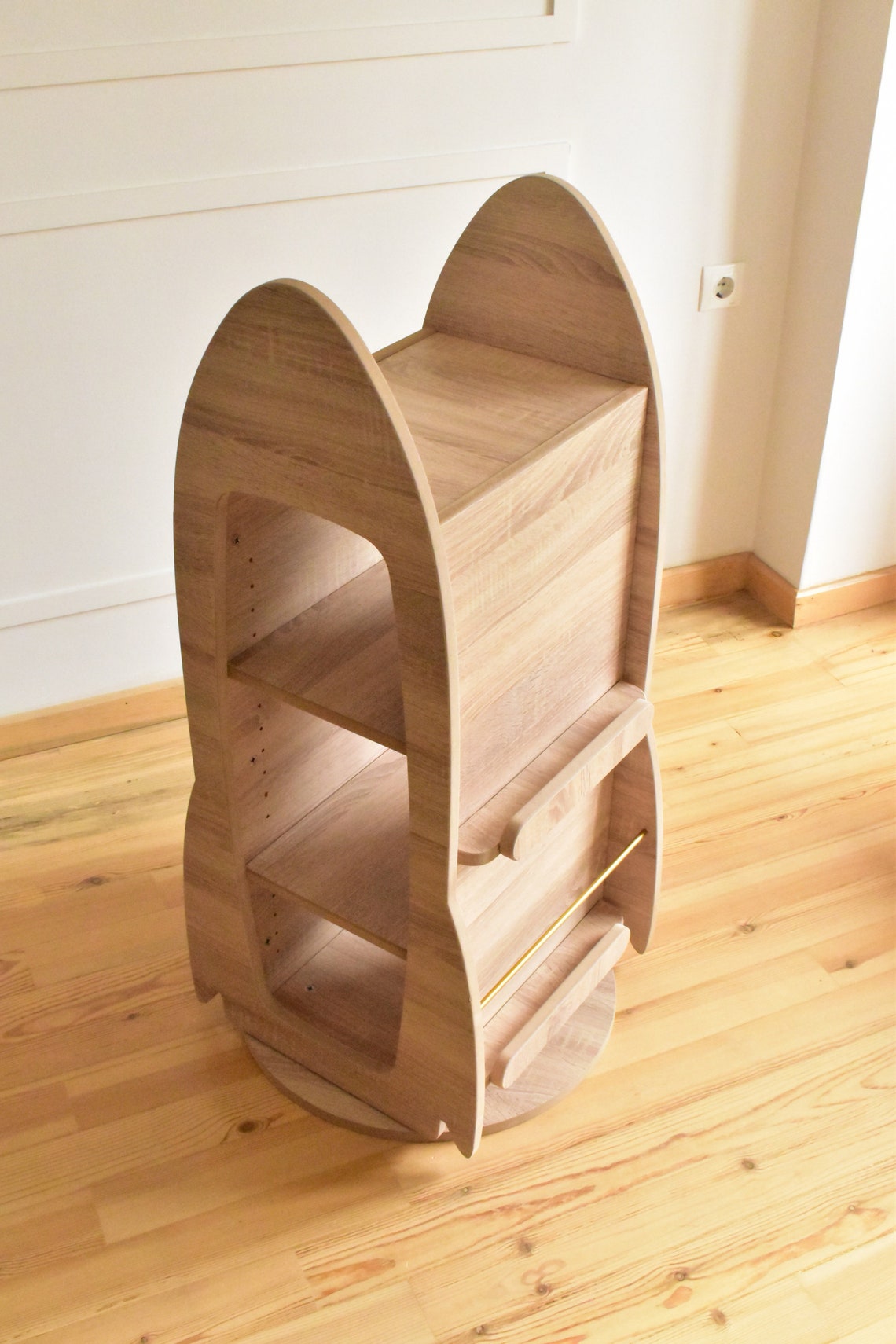 Rotating Rocket Bookcase and Toys Organizer - Etsy