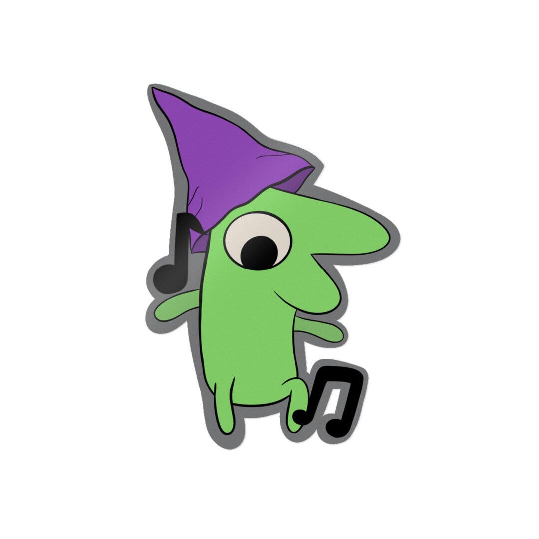 Dancing Glep Hand Drawn Die-cut Sticker - Etsy