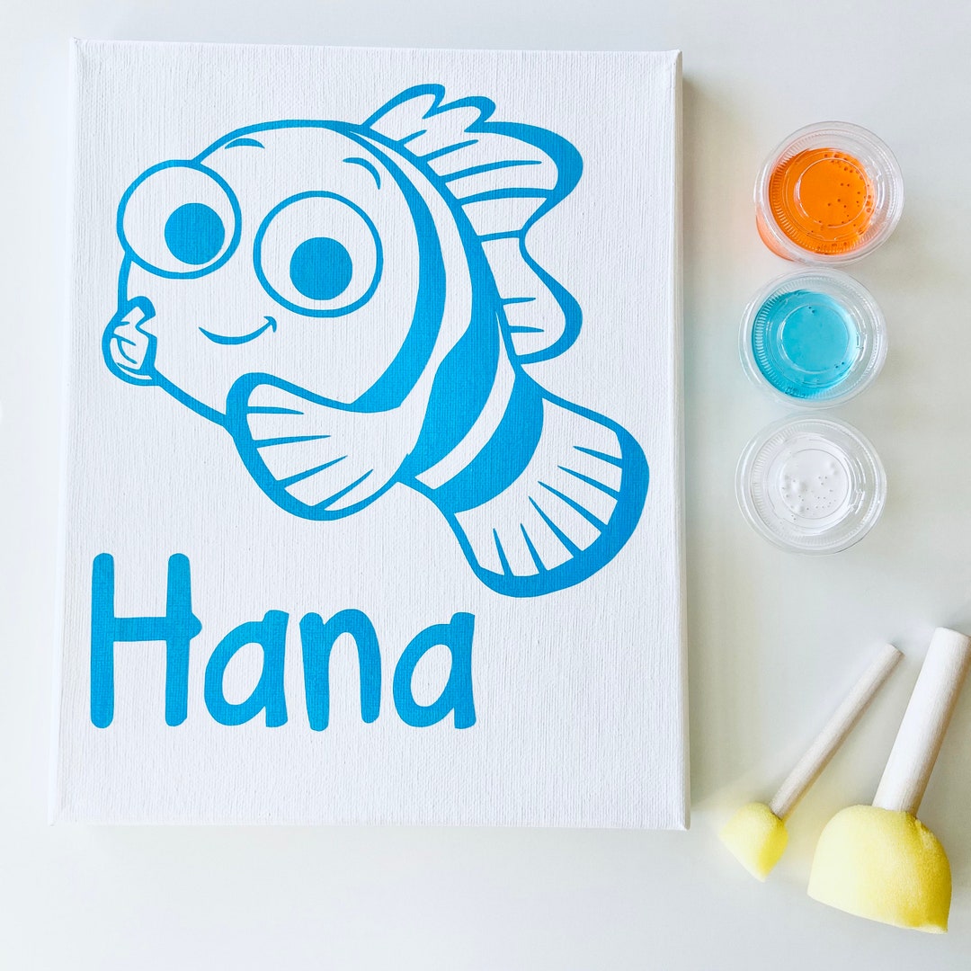 Disney Pixar Finding Nemo Inspired DIY Painting Art Canvas Kit ...