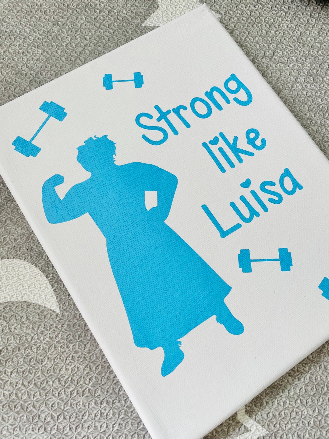 Strong Like Luisa Inspired DIY Painting Art Canvas Kit Personalized ...