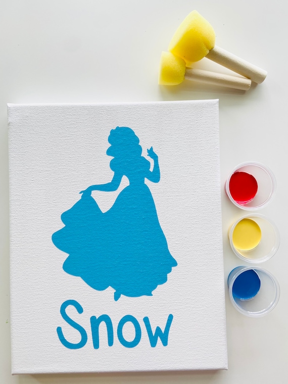 Disney Princess Canvas Painting Ideas