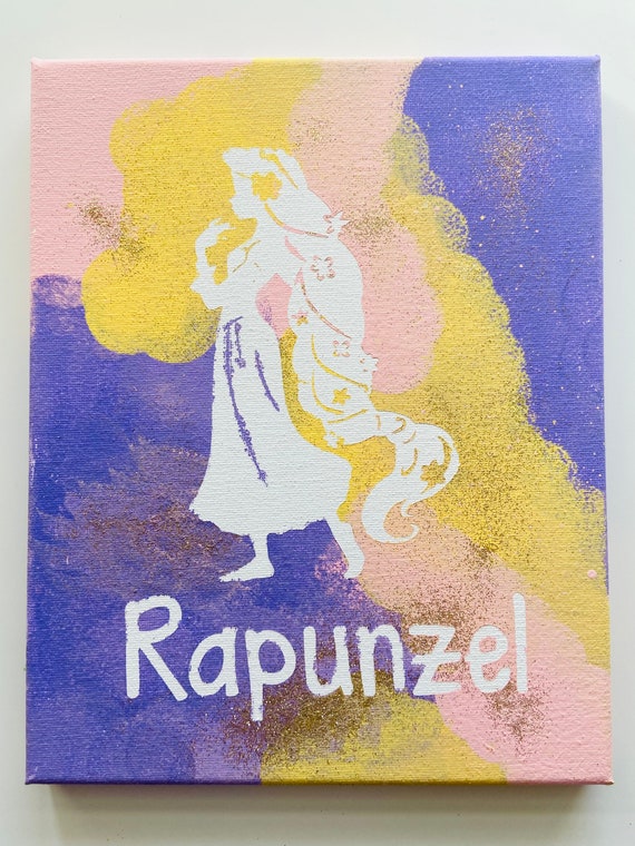 Disney Princess Canvas Painting Ideas