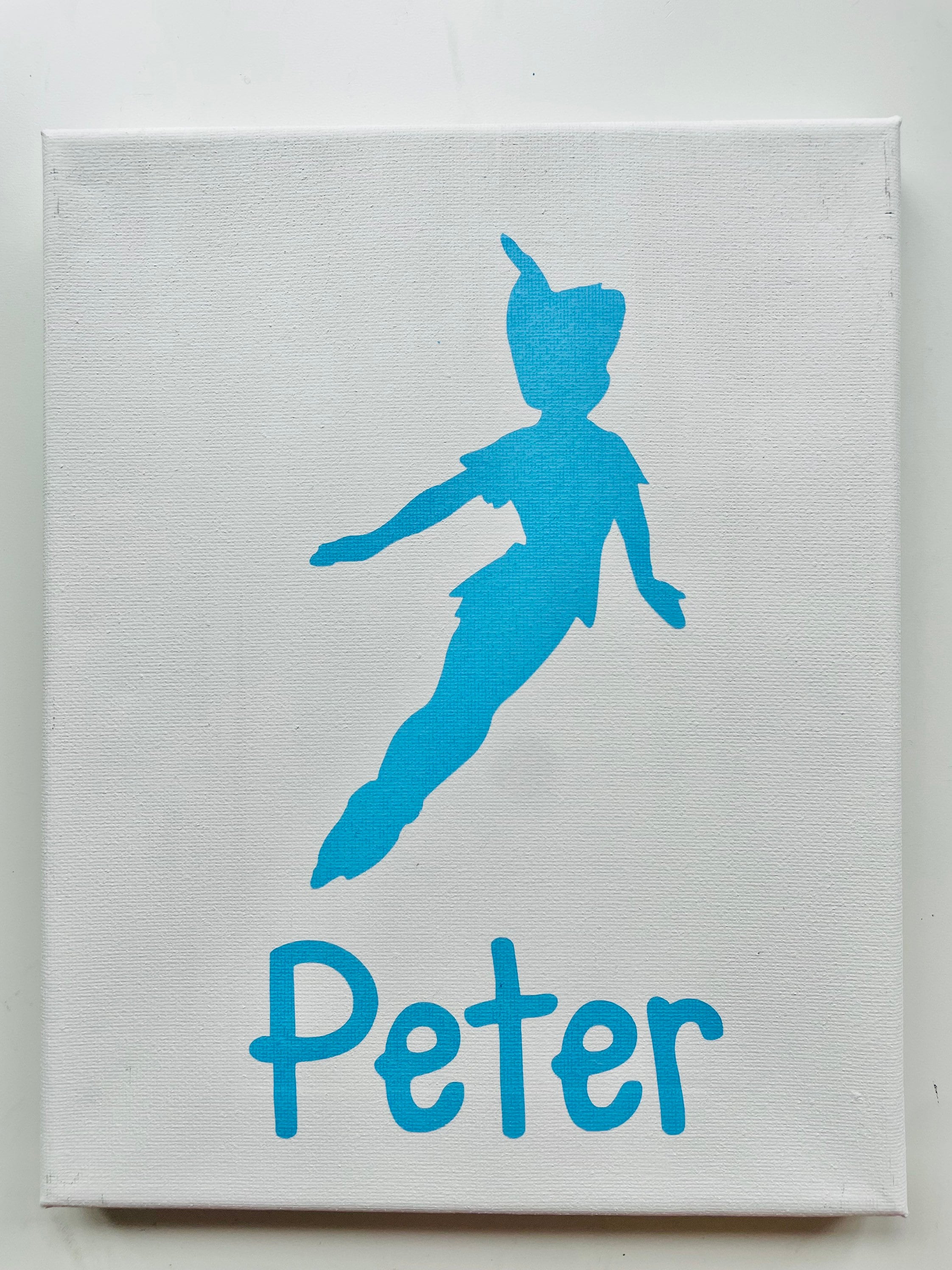 Peter Pan Tegning Flyr Peter Pan Flying Etsy.de