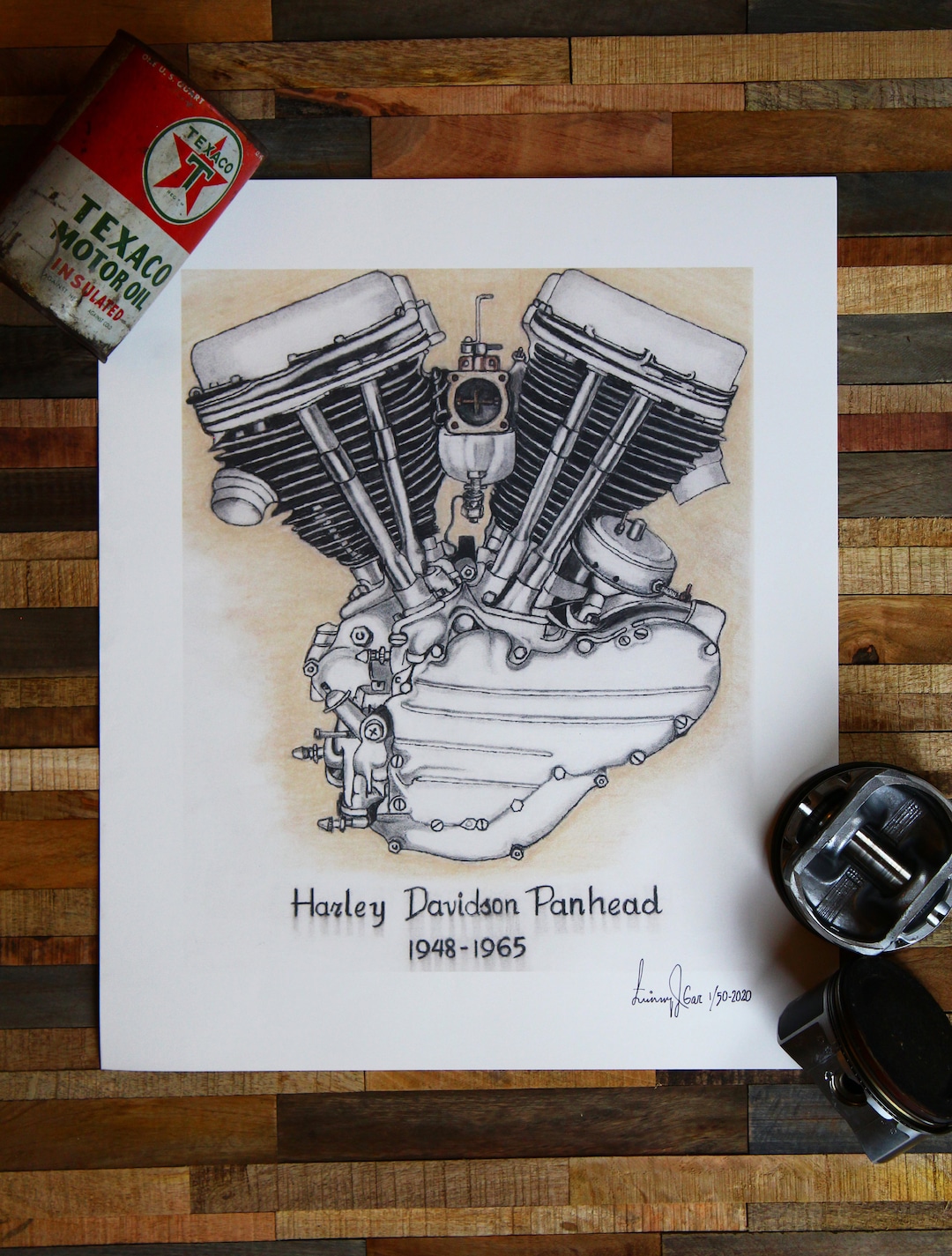 Harley Panhead Engine