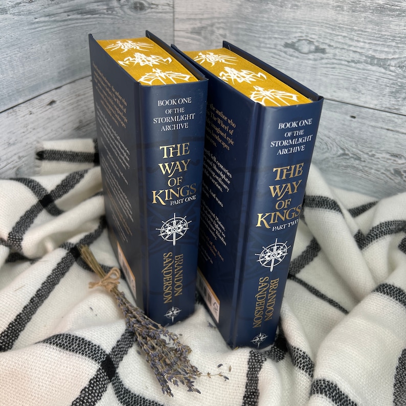 The Way of Kings UK Book 1 and 2 stormlight Archive - Etsy