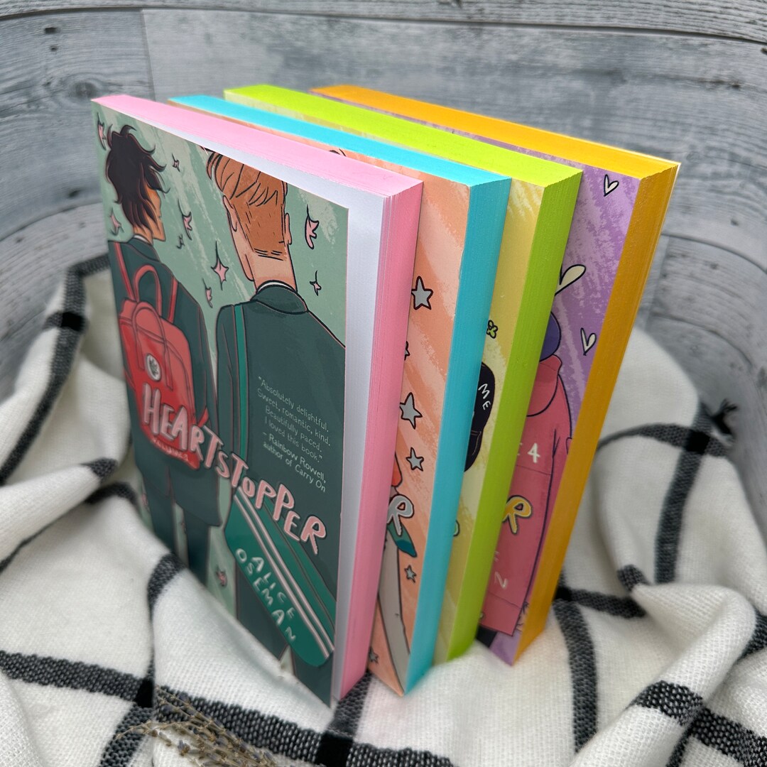 Heartstopper Volume 1-4 Alice Oseman Standard US Paperback Custom Book ...