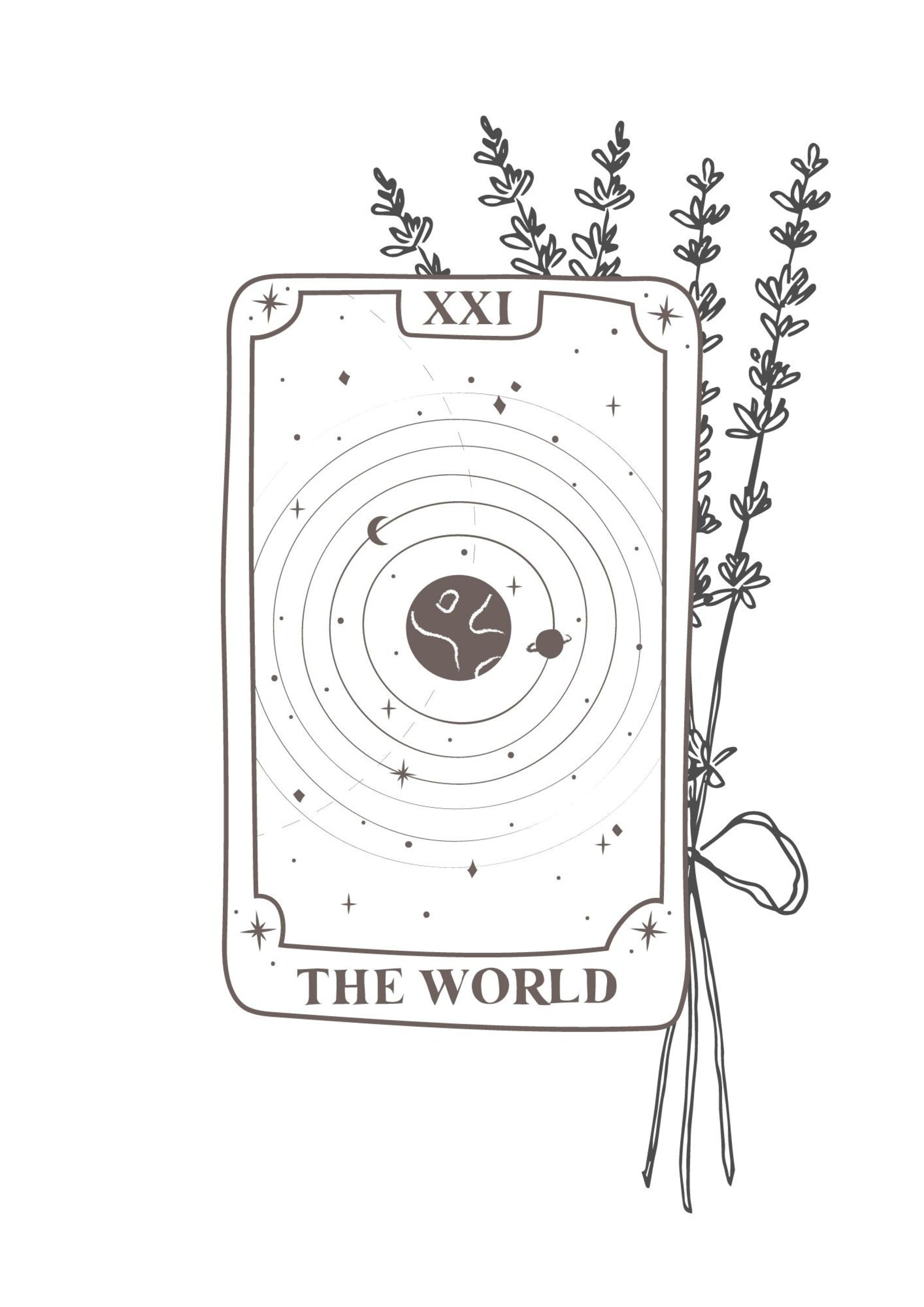 Tarot Card Coloring Book Digital Download Print and Color or - Etsy