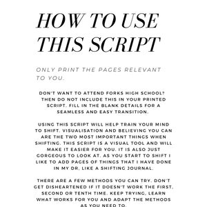 Shifting Script - TWILIGHT Desired Reality Shift Script - Script for Shifting Realities ...