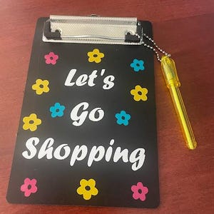 Mini Clipboard / Personalized / Customized / Shopping Clipboard - Etsy