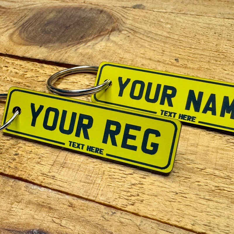 Number Plate Keyring - Etsy UK