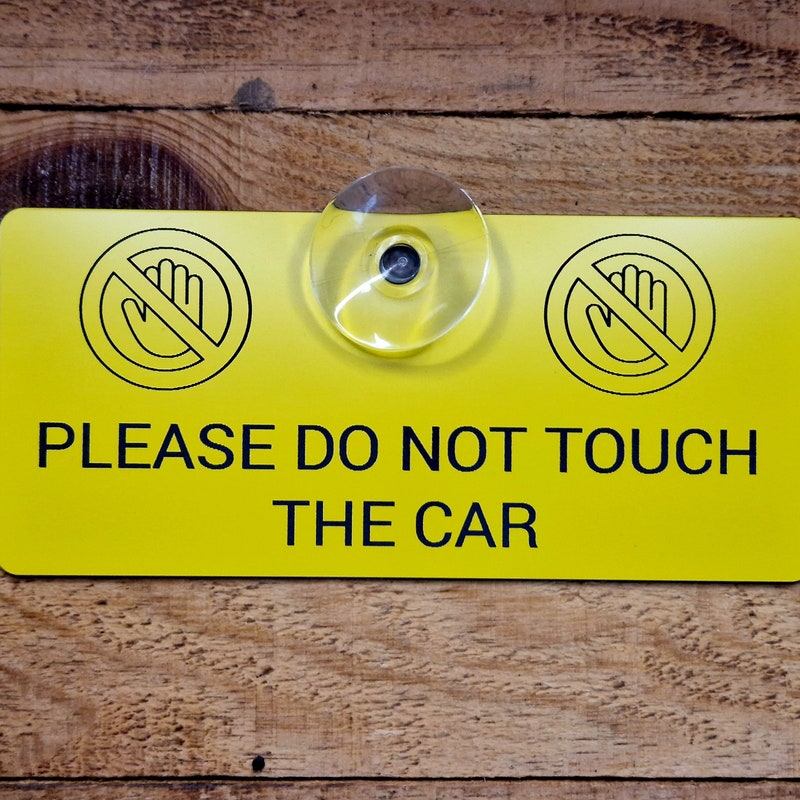 Do Not Touch Sign - Etsy