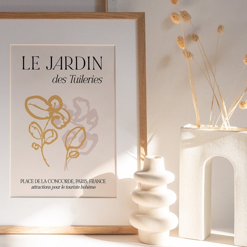 French Wall Art Paris Print Vintage Flowers Printable - Etsy