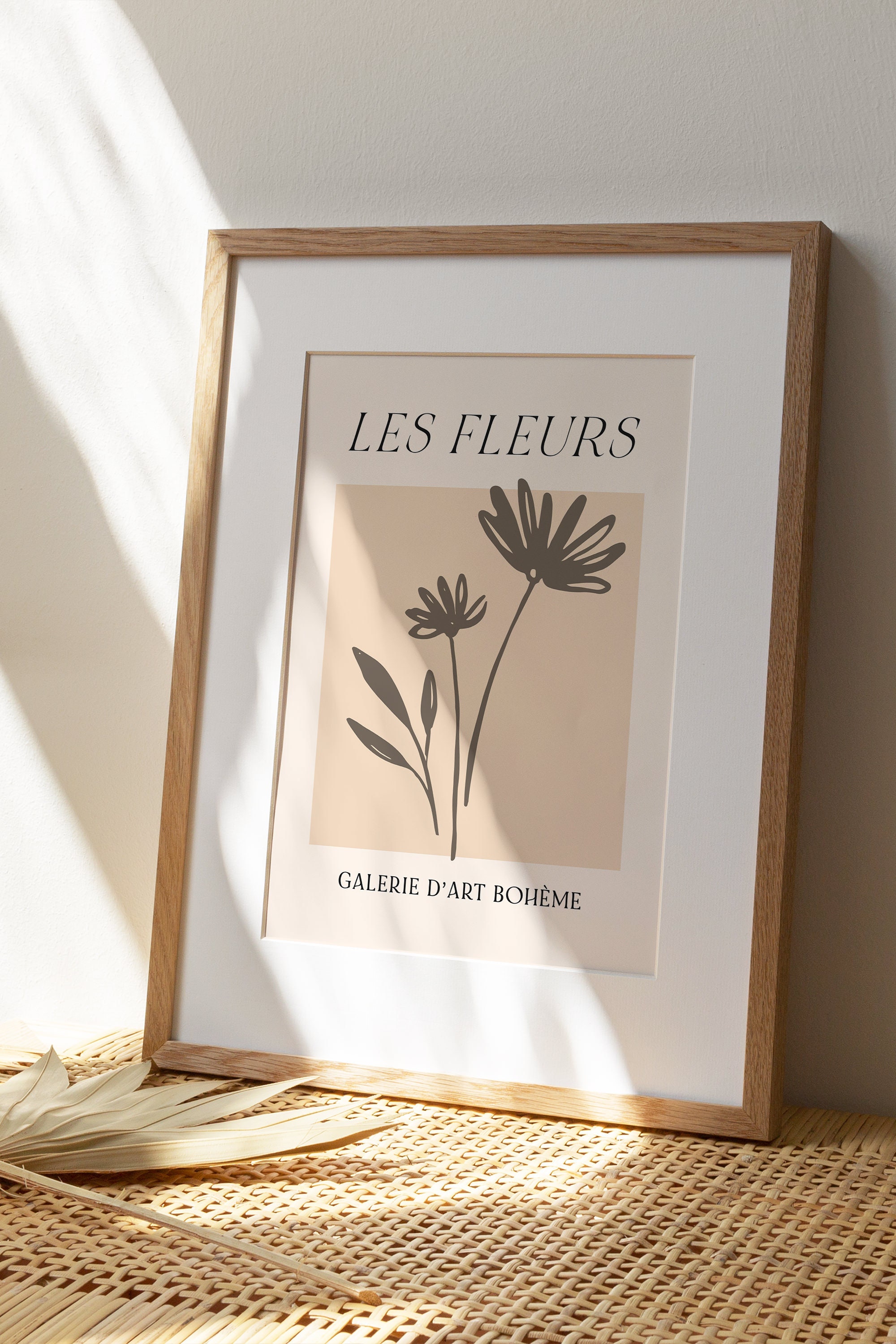 Les Fleurs Print Exhibition Poster Flowers French Botanical - Etsy