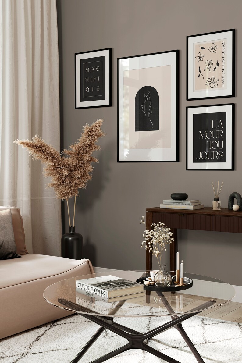 Typography Wall Art Printable Quote French Poster Word Art | Etsy