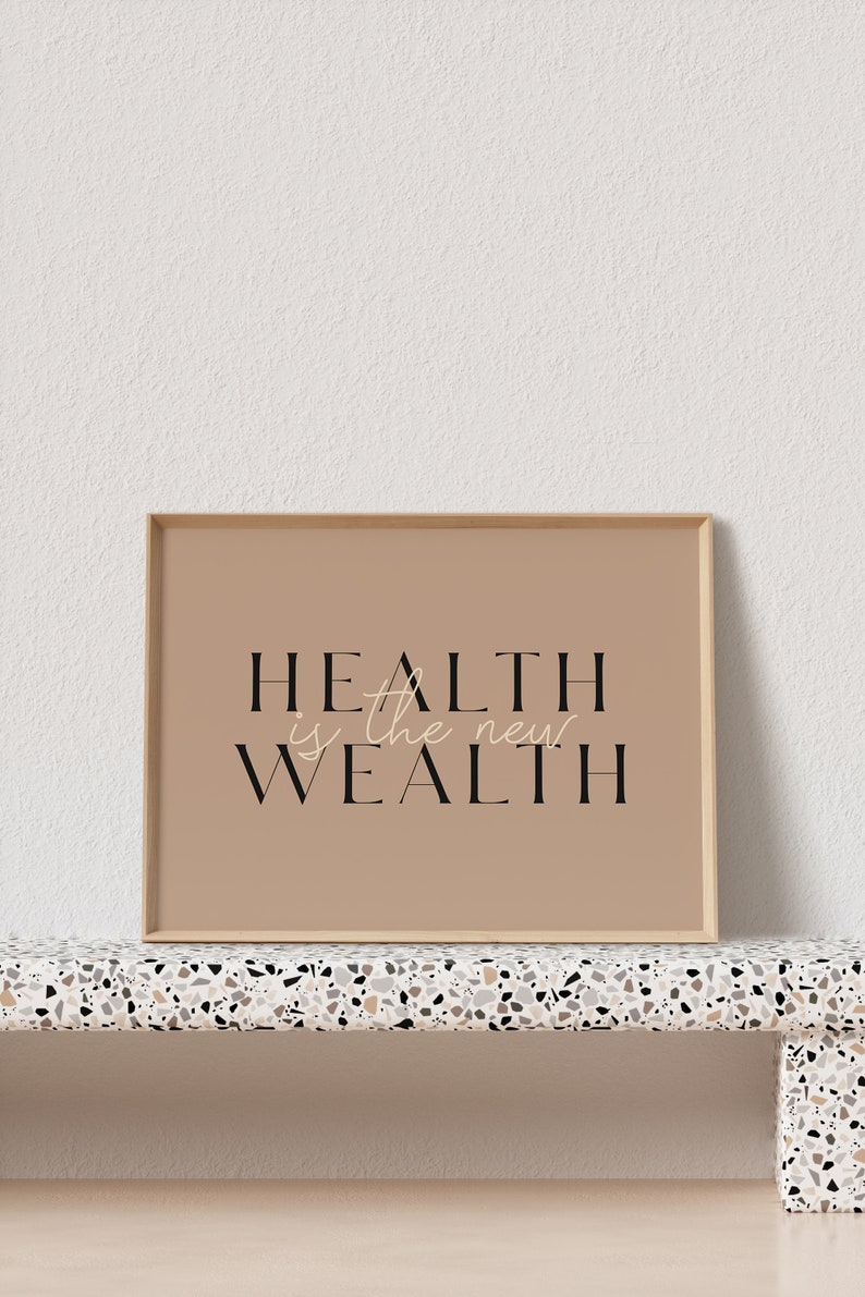 Gift for Doctor's Office Decor Wellness Poster Quote - Etsy