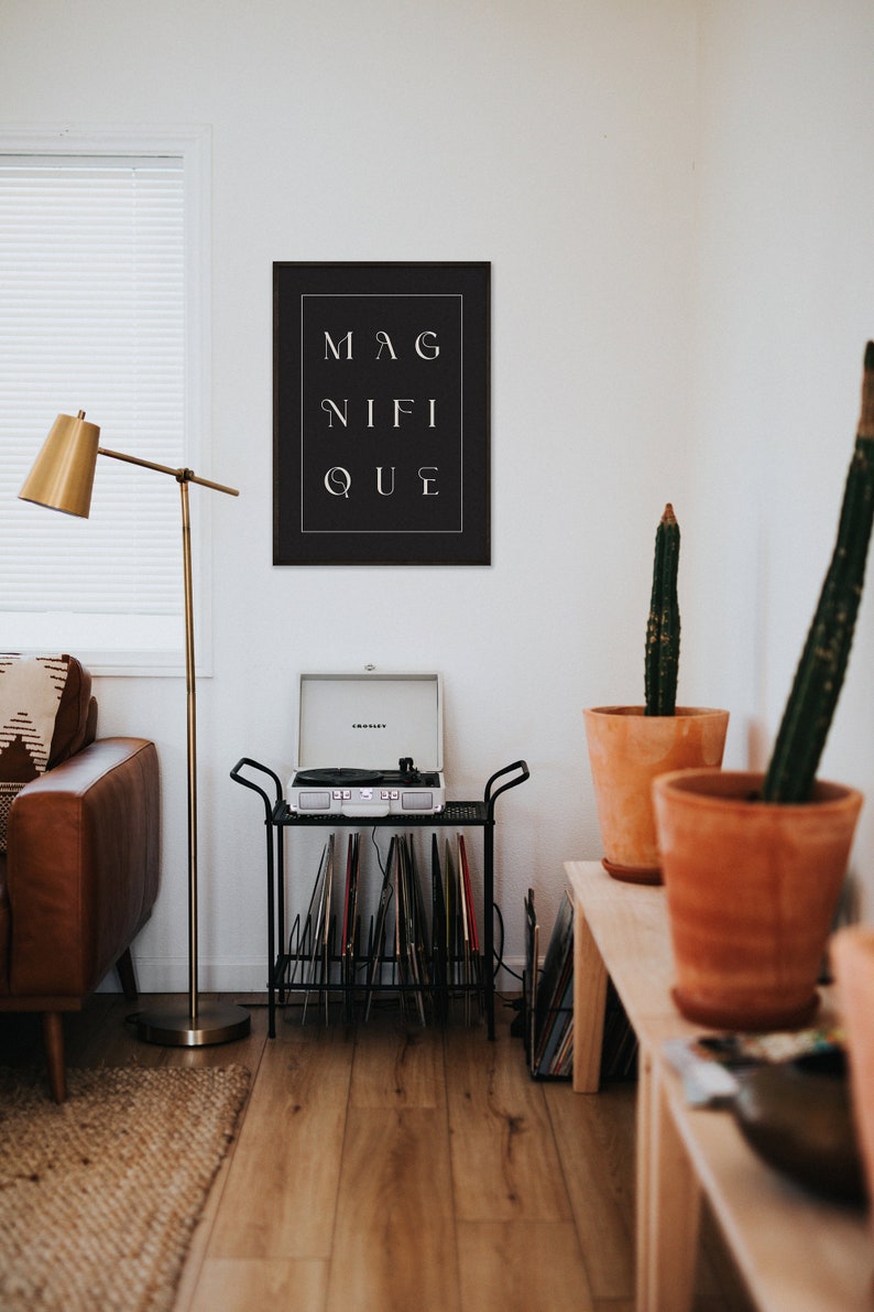 Typography Wall Art Printable Quote French Poster Word Art | Etsy