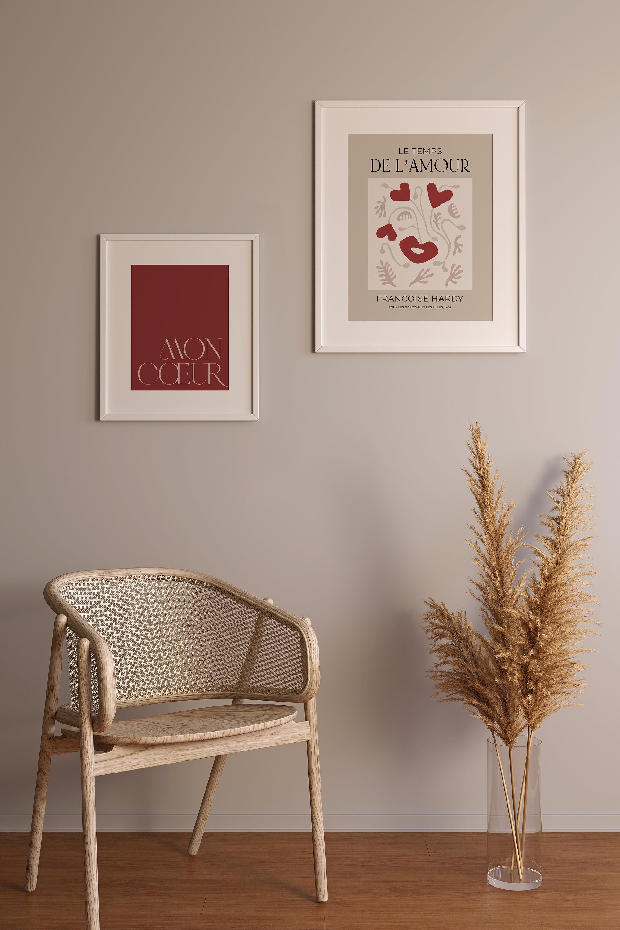 Printable Valentine's Day Decor Vintage French Poster Red - Etsy