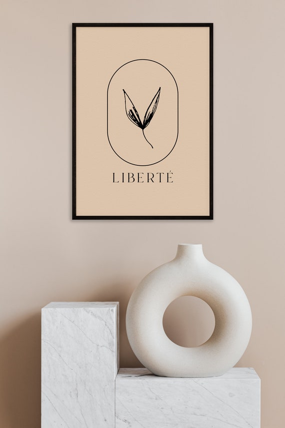 Liberte Egalite Fraternite Poster
