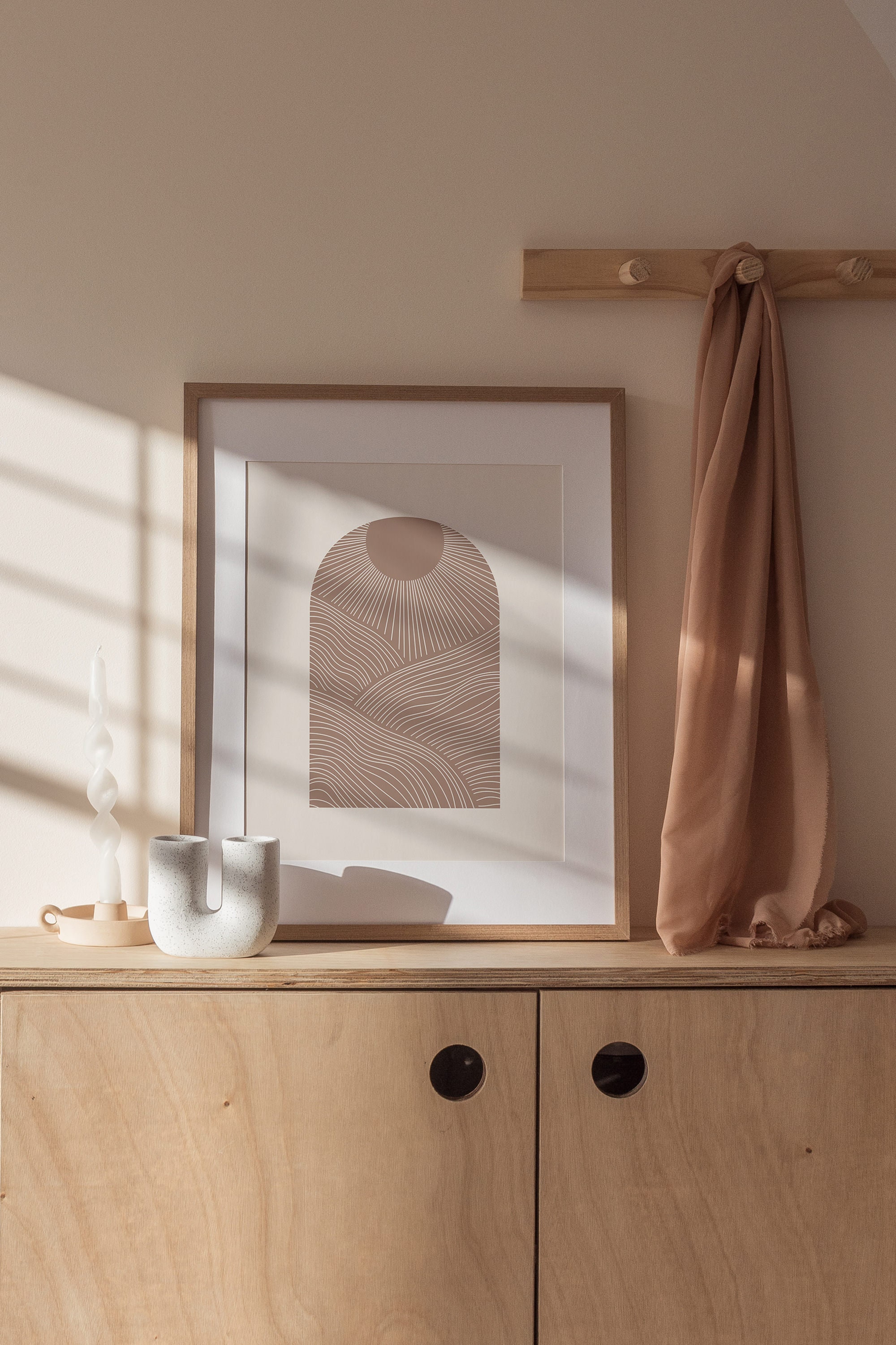 Sunrise Art, Boho Wall Art Printable, Arch Poster, Wabi Sabi Wall Art ...