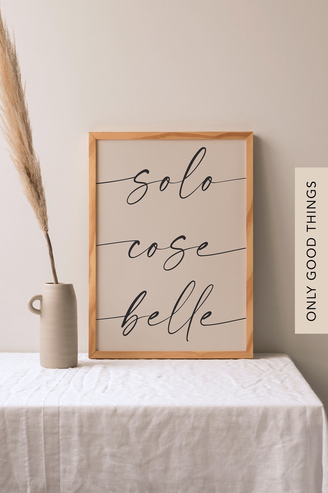 Italy Wall Art Typography Poster Italian Quote About Life - Etsy