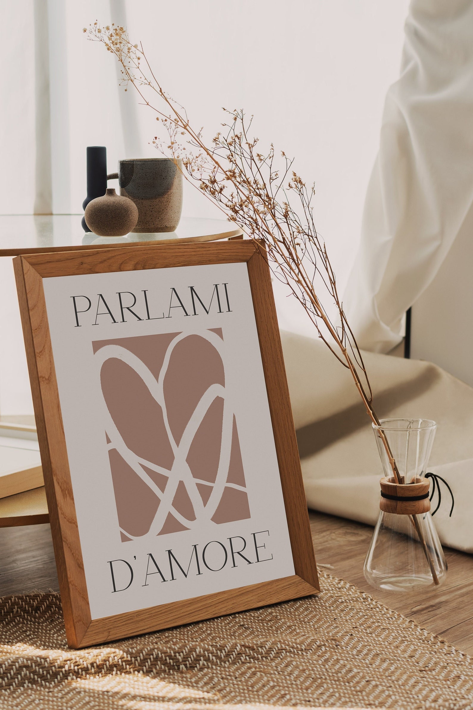 Exhibition Poster Parlami D'amore Print Italian Wall - Etsy