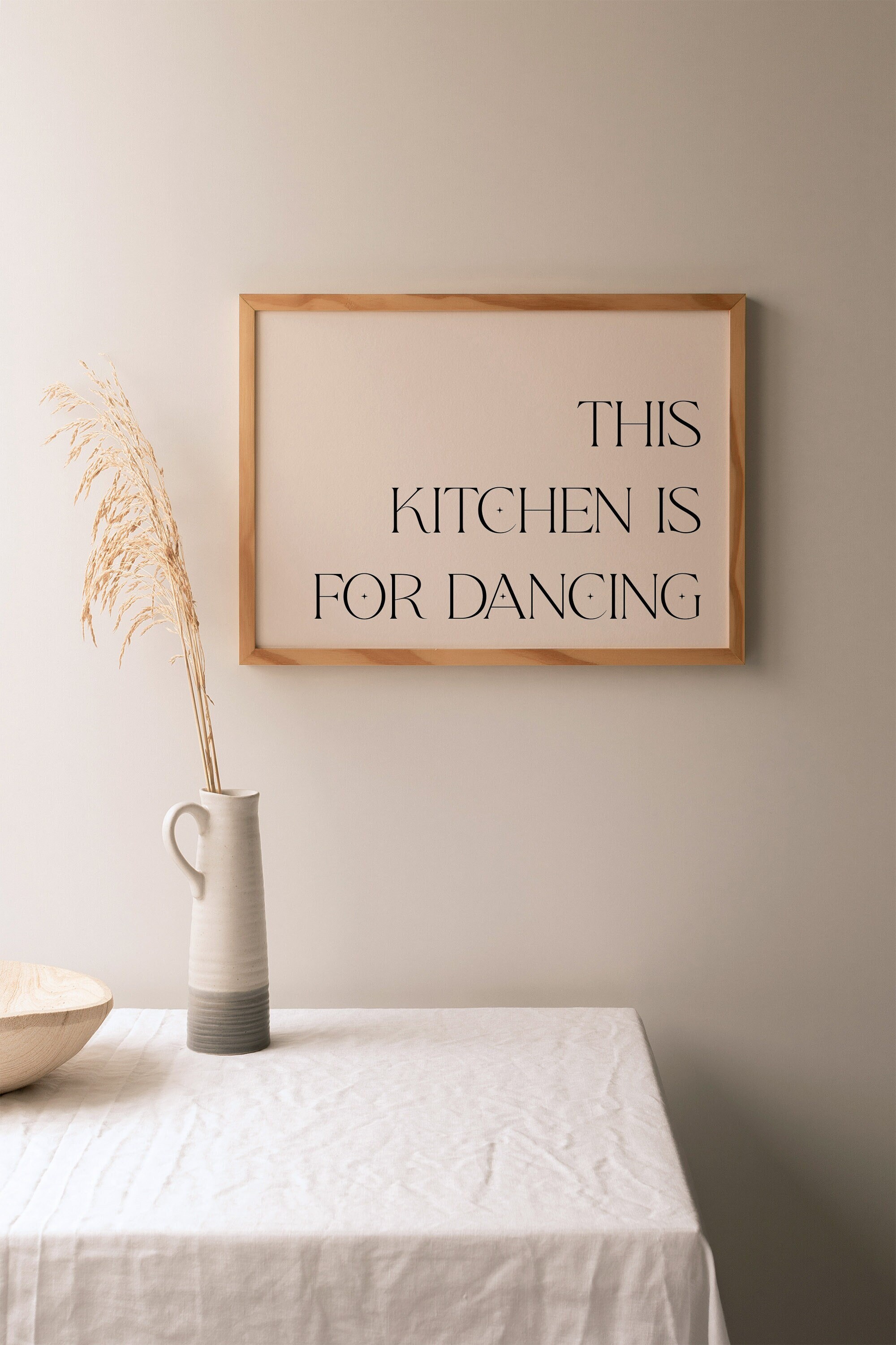 Funny Kitchen Art Horizontal Print This Kitchen is for | Etsy