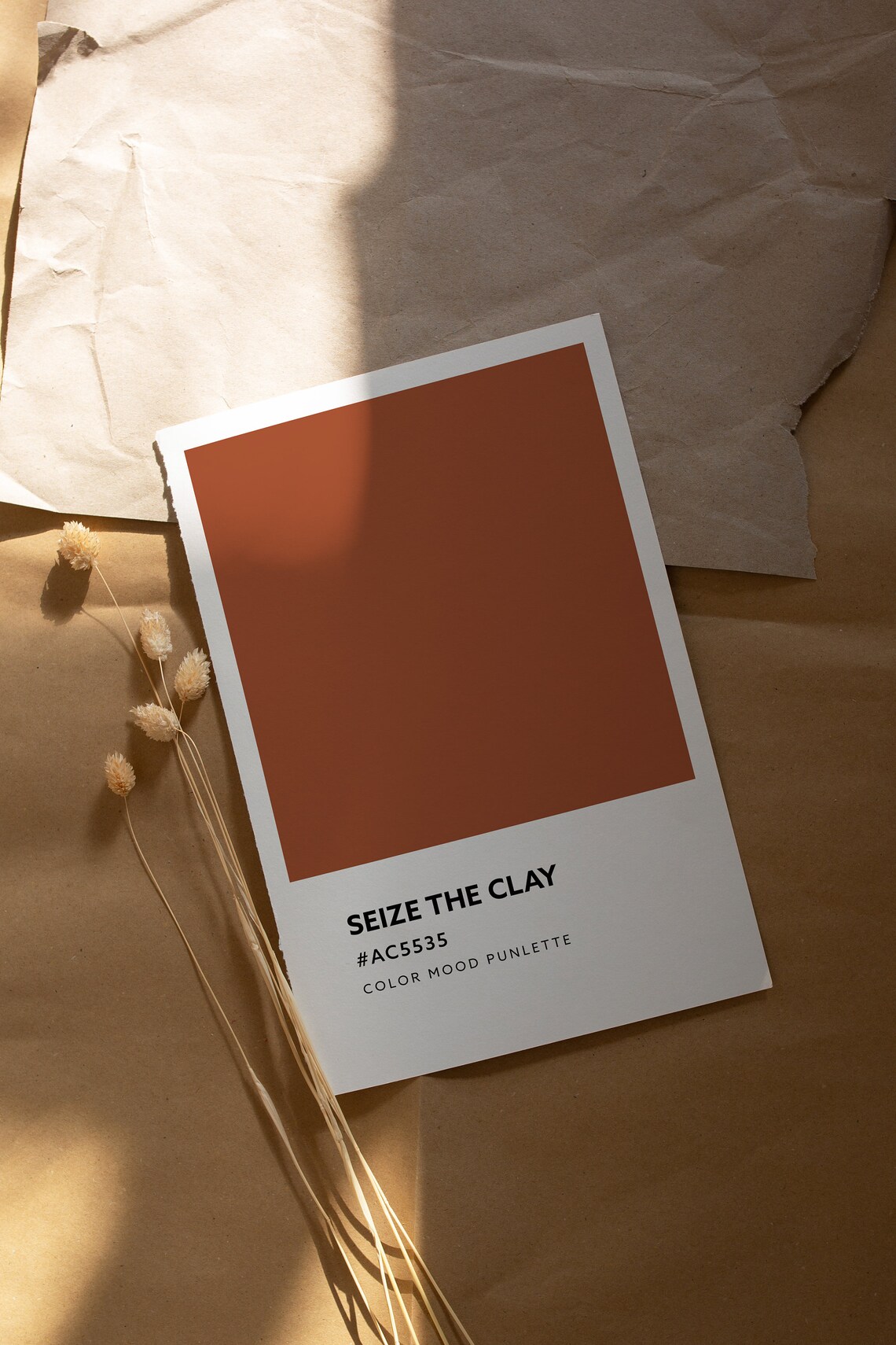 Terracotta Pantone Color Poster PRINTABLE Carpe Diem Poster | Etsy